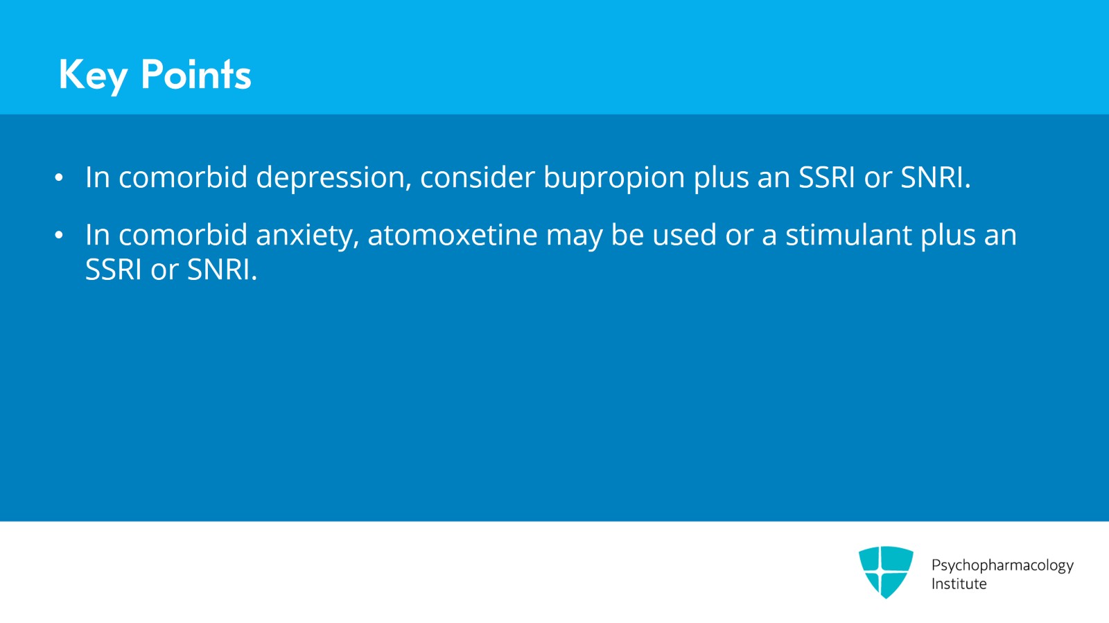 Treatment Algorithm for Adult ADHD | Psychopharmacology Institute
